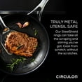 Circulon 2 Qt. SteelShield C Series Tri Ply Clad Nonstick Saucepan with ...