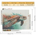 TISHIRON Diamond Art Painting Kits,12x16 inch 5D DIY Colourful Sea ...