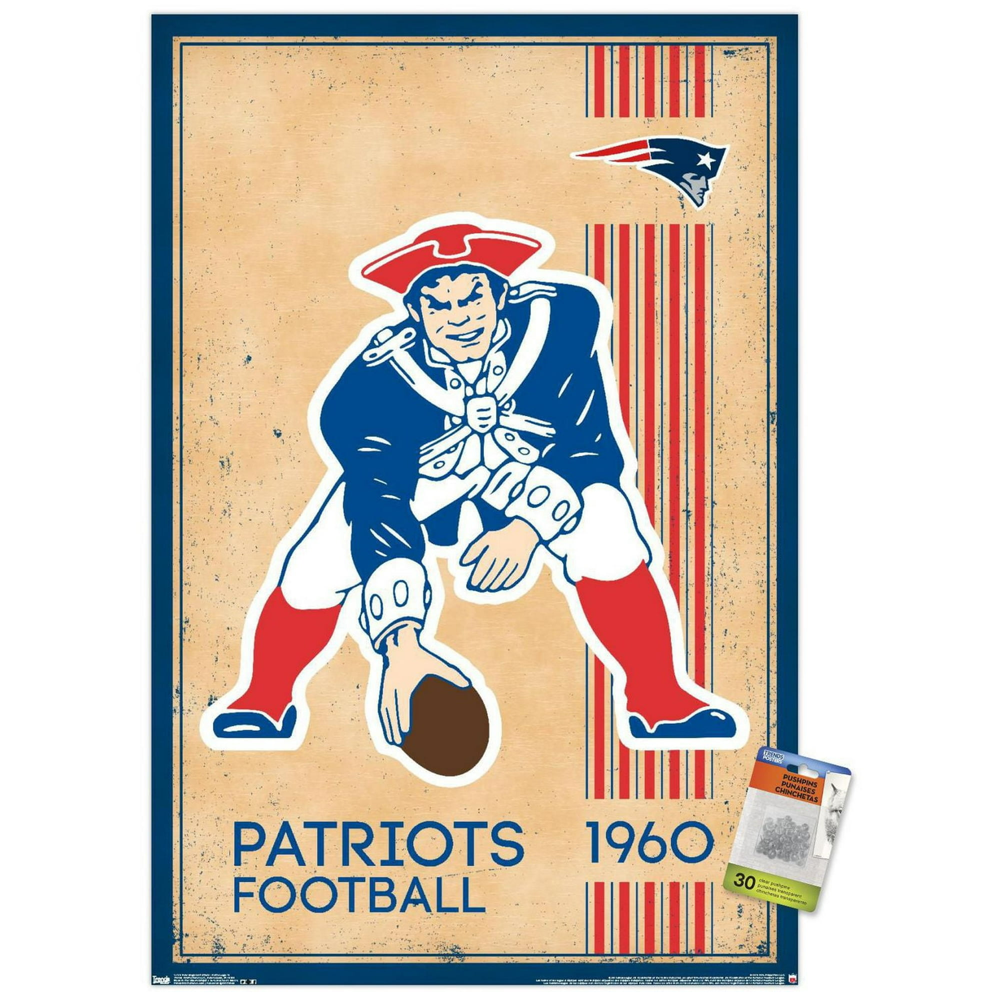 Click here for Trends International Nfl New England Patriots - Re... prices