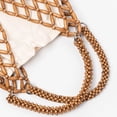 NCY Beaded Bag Bead Mesh Hobo Tote Purse for Woman Natural Texture ...