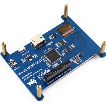 4 inch HDMI LCD IPS Display 800x480 Resolution Resistive Touch Screen ...