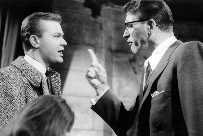 Burt Lancaster Martin Milner and Susan Harrison in Sweet Smell of ...