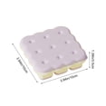 Food-Grade Ice Cube Tray for Refrigerator Freezer, Cookie Shaped Ice ...