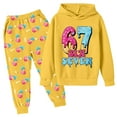 Boys Graphic Print Hoodie and Jogger Outfit, Casual Two-Piece Playwear ...