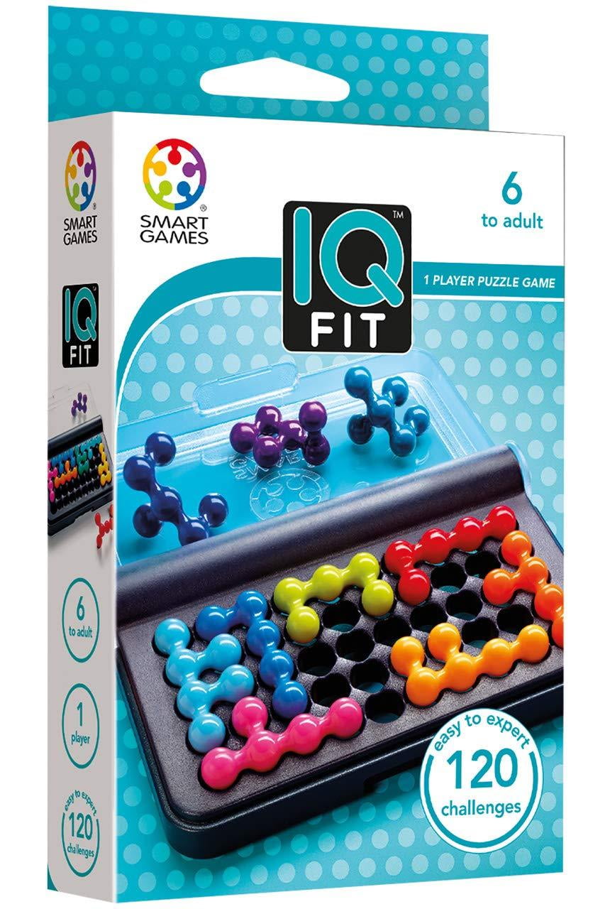 SmartGames IQ Fit - a fun 3D travel game for ages 7-adult featuring 120 ...