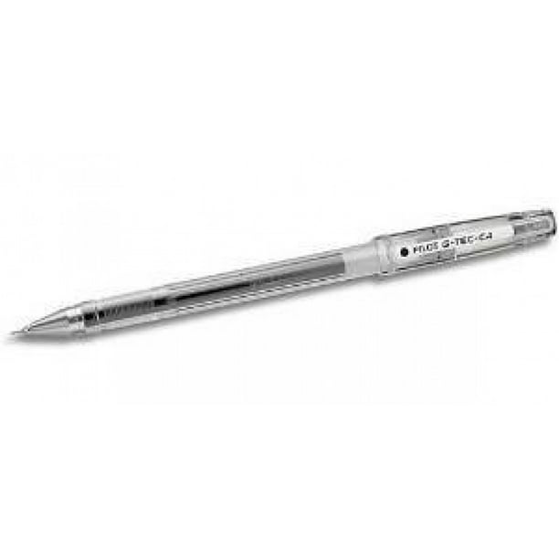 Pilot G-Tec-C Micro Fine Gel Pen, 0.3mm, Black, 1-Pack of 12 (O168374 ...