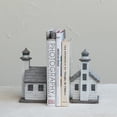 Creative Co-Op Lighthouse Bookends, Set of 2, Gray - Walmart.com