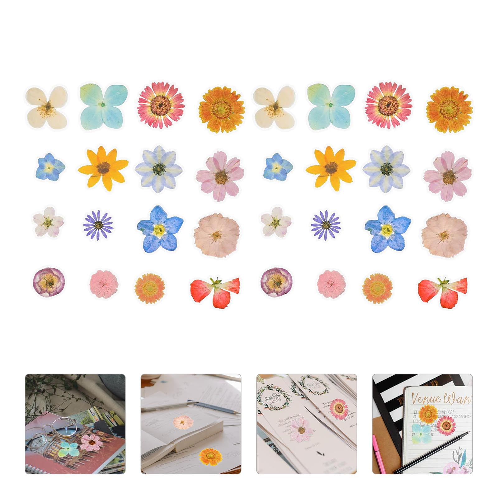 Craft Supplies & Tools 2 Packs Scrapbook Cardmaking Stickers Hard to ...