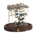 Kit DIY / Assembled Home Decor Clock W/ Round Glass Case IN-12 Nixie ...