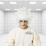 Shock Treatment Mad Scientist White Costume Wig - Walmart.com