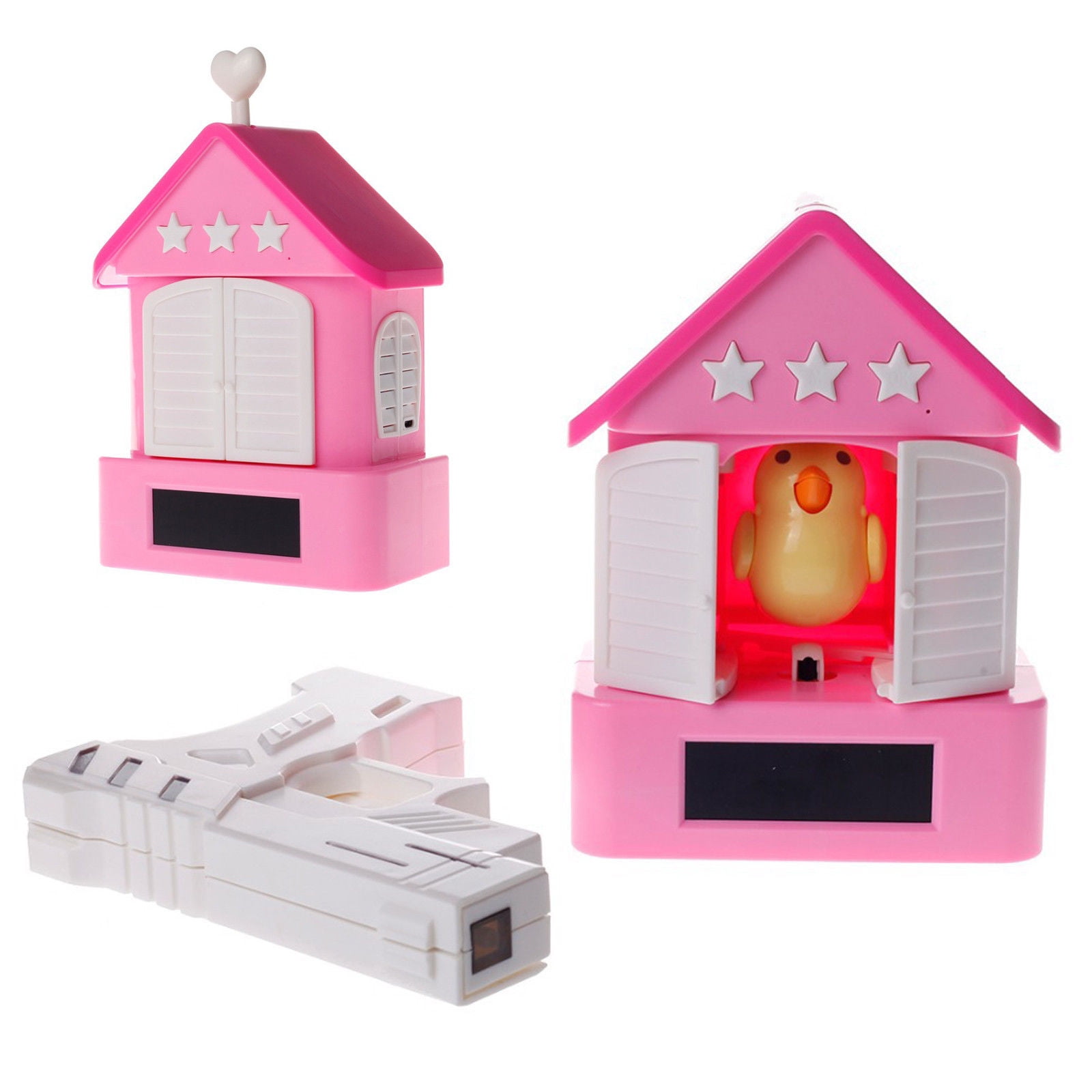 LCD Screen Cuckoo Alarm Clock House Clock With Gun Shoot the Bird ...