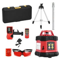 SIHAO Self Leveling Rotary Laser Kit, 1640ft/500M Green Beam Laser ...
