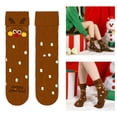 Aellinatey Cartoon Christmas Holiday Socks Winter Wear For Women Men ...