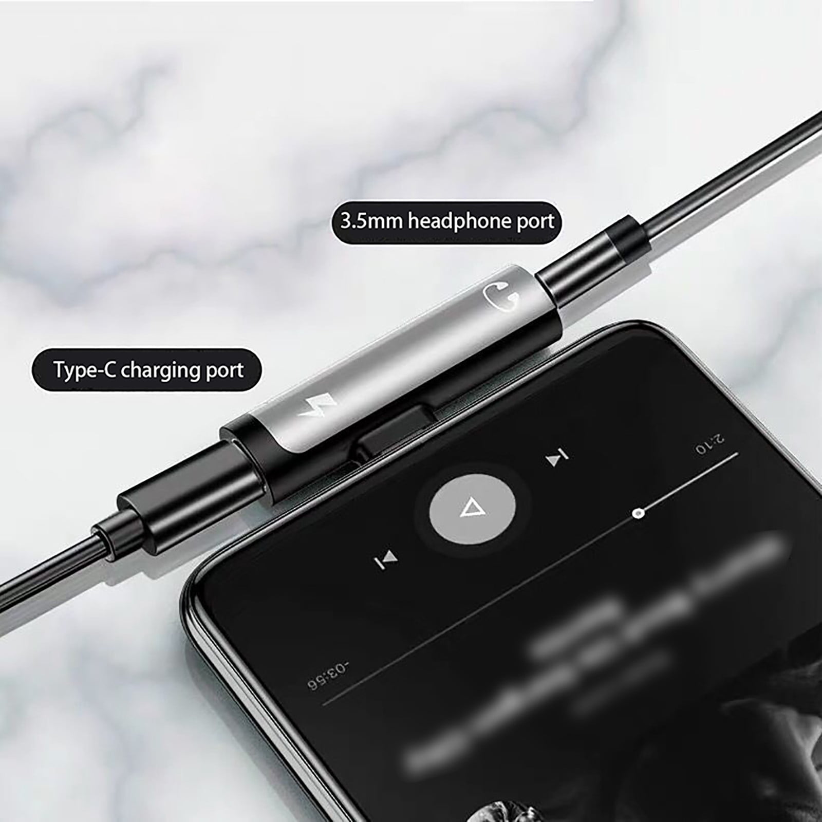 Click here for Wifklsiipg Usbc To 3.5mm Type C Adapter. 2 In 1 Au... prices