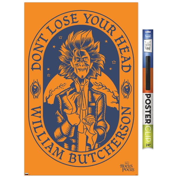 Disney Hocus Pocus - William Butcherson Wall Poster, 22.375" x 34 ...