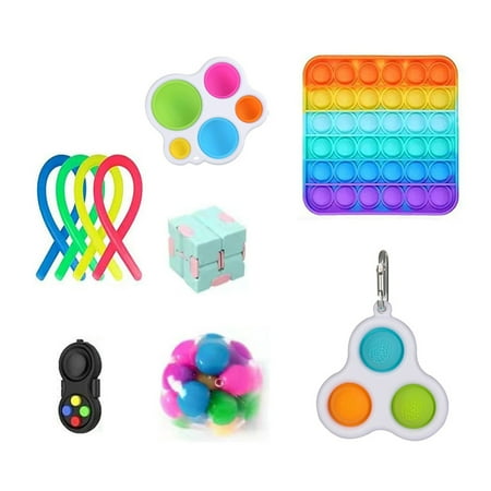 Pudcoco Toys Kit, Squeeze Toy Rubik's Cube Telescopic Tube Stress ...
