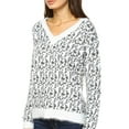 Women's Leopard Printed Sweater - Walmart.com