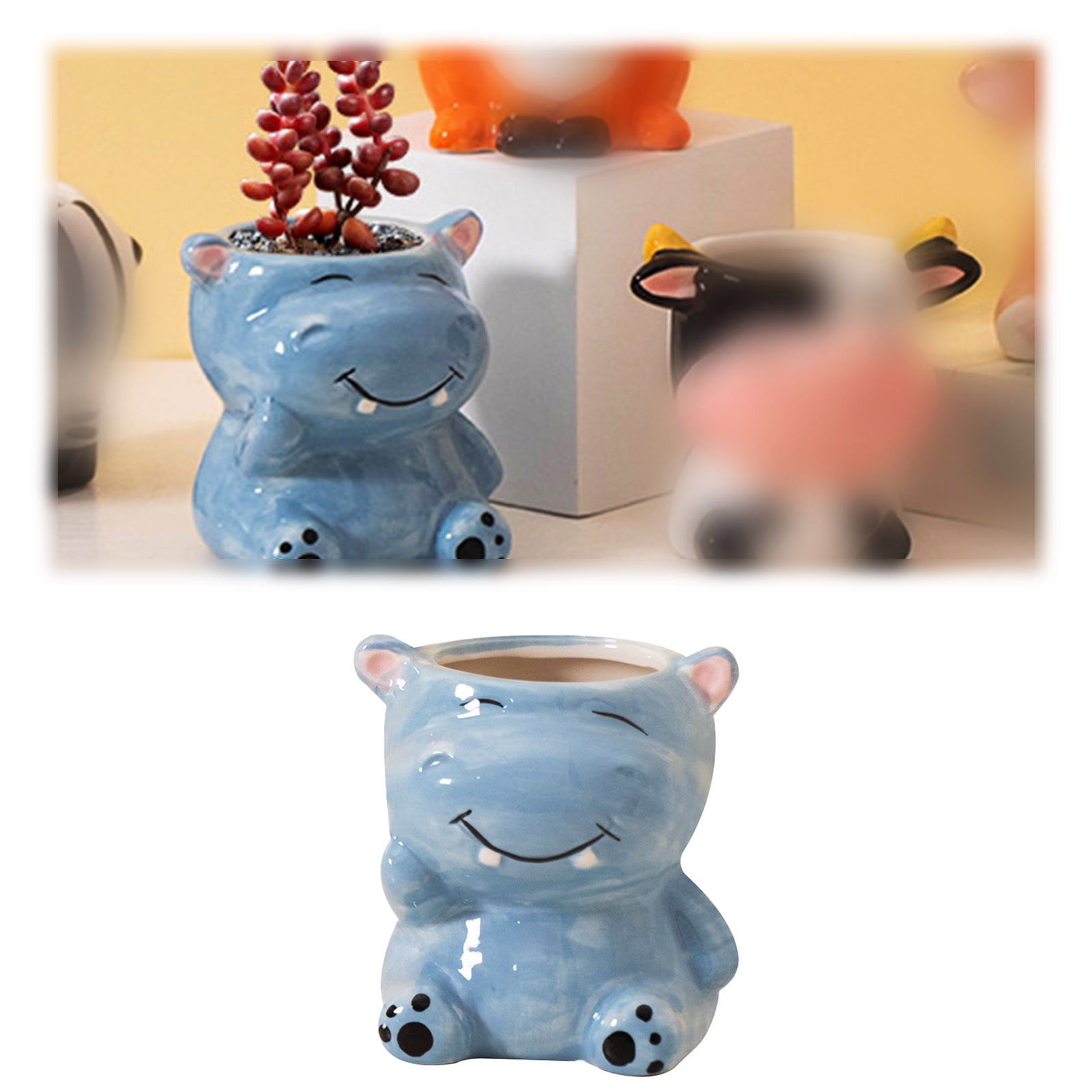 Click here for Boreal Craft Cartoon Pet Succulent Pot Indoor Balc... prices