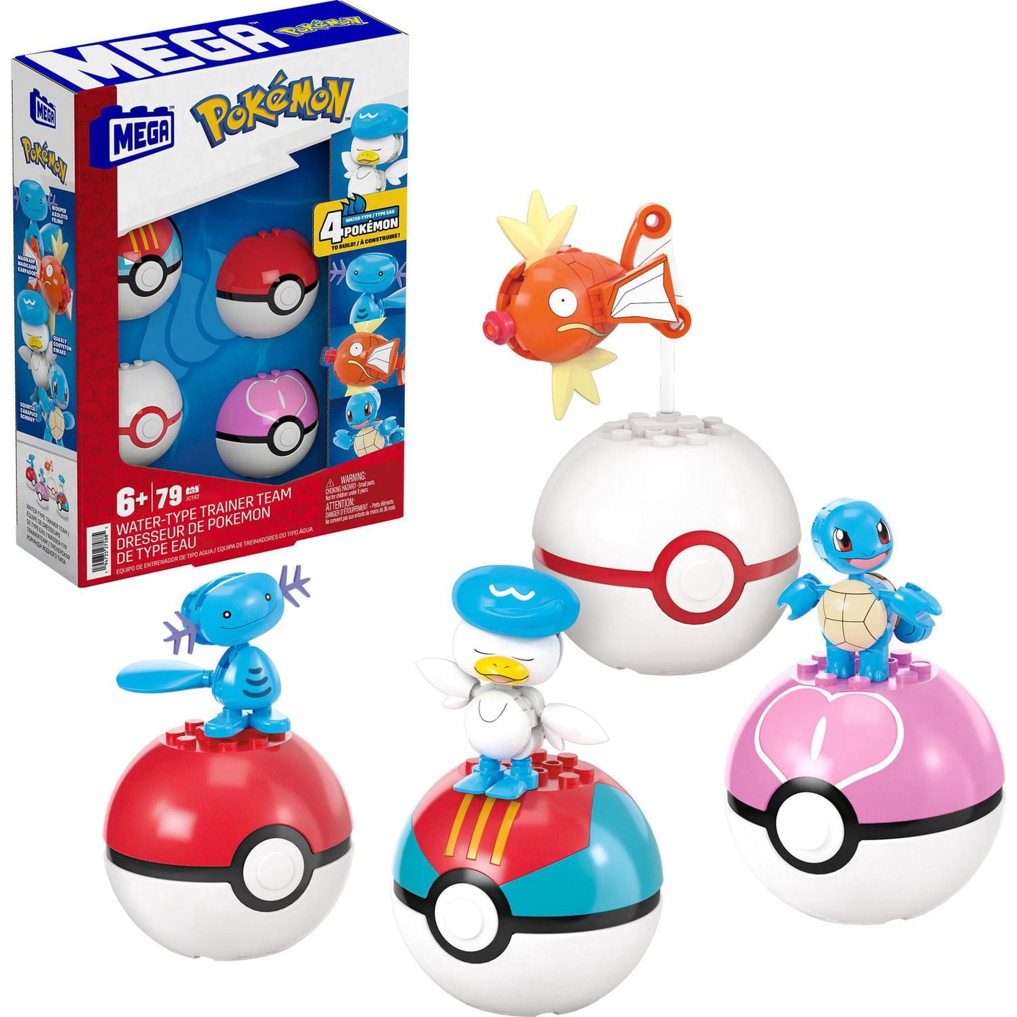 Click here for Mega Pokémon Water-Type Trainer Team Building Toy... prices