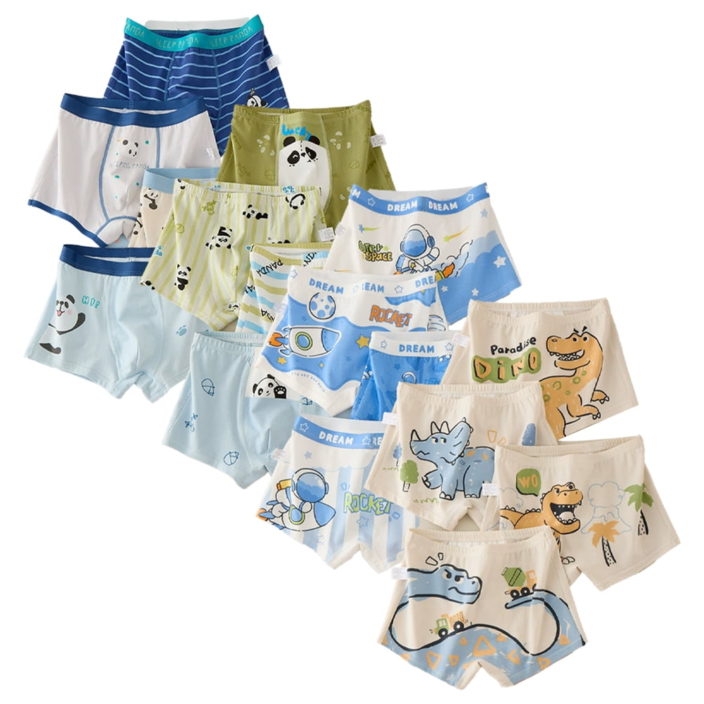 Click here for Ajziojiro 4-Pack Boys Cotton Underwear Breathable... prices