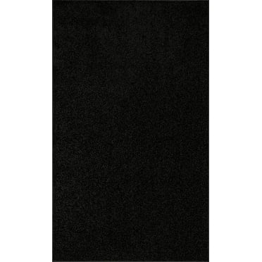 3x5' Black Soft and Durable - Indoor Outdoor Event Area Rug Carpet ...