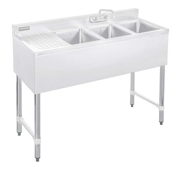 Wilprep Stainless Steel Sink, Commercial Kitchen Workstation, Utility ...