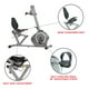Sunny Health & Fitness Stationary Magnetic Recumbent Indoor Cycle Bike, 350 lb Weight Capacity ...
