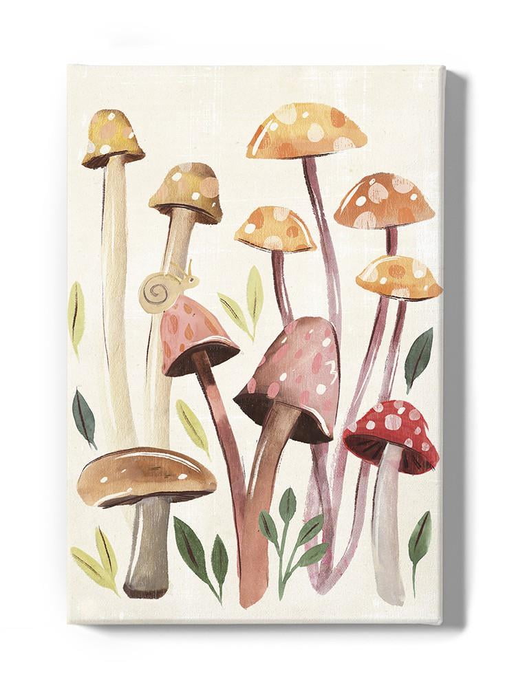 Fungi Field Trip Collection B Wrapped Canvas -Annie Warren Designs ...