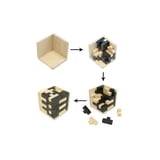 Wooden Intelligence Game 3D Wood Iq Puzzle Brain Teaser Magic Tetris ...