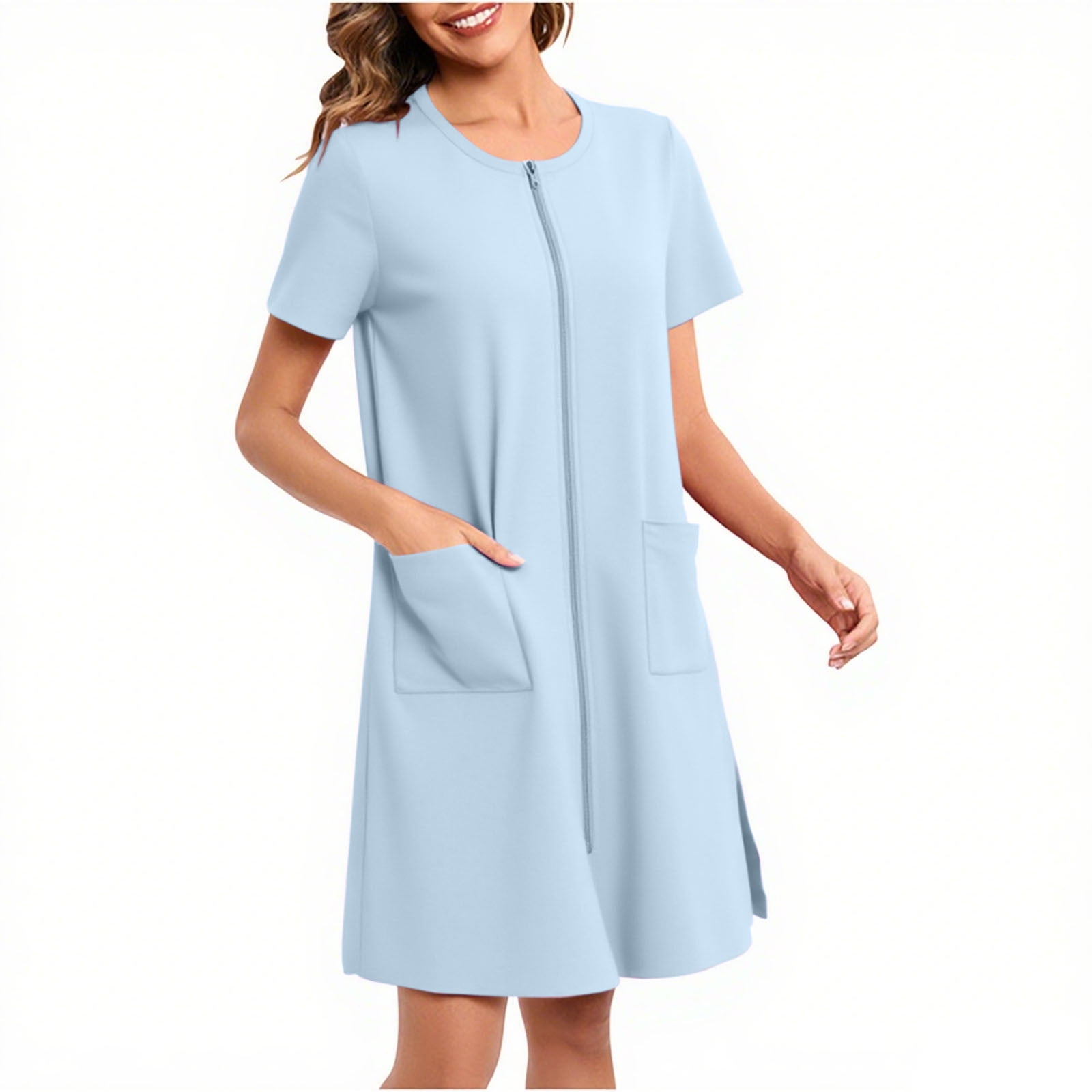 Click here for Greatbaby Womens Winter Warm Nightgown Solid Color... prices