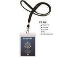 4x6Inch Extra Large Passport Holders ID Badge PVC Card Holder with ...