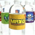 Prime Party Labels, Monster Jam Water Bottle Decorations – 8.5" x 2 ...