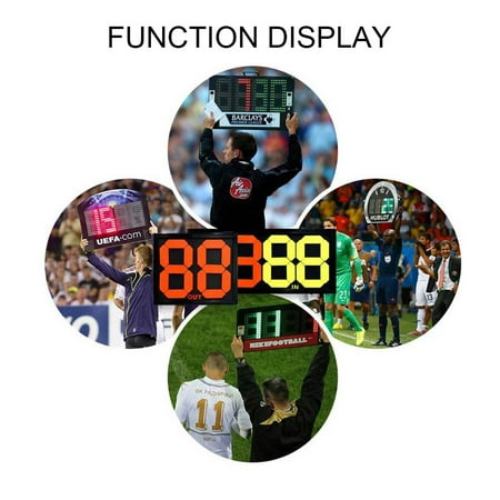 Football Substitution Card Beautiful Smooth Edge Fluorescent No Odor ...