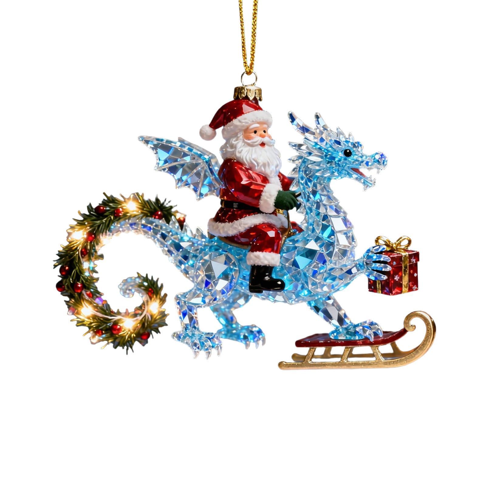 Click here for Tiezhimi Santa Claus Riding A Dragon For Christmas... prices