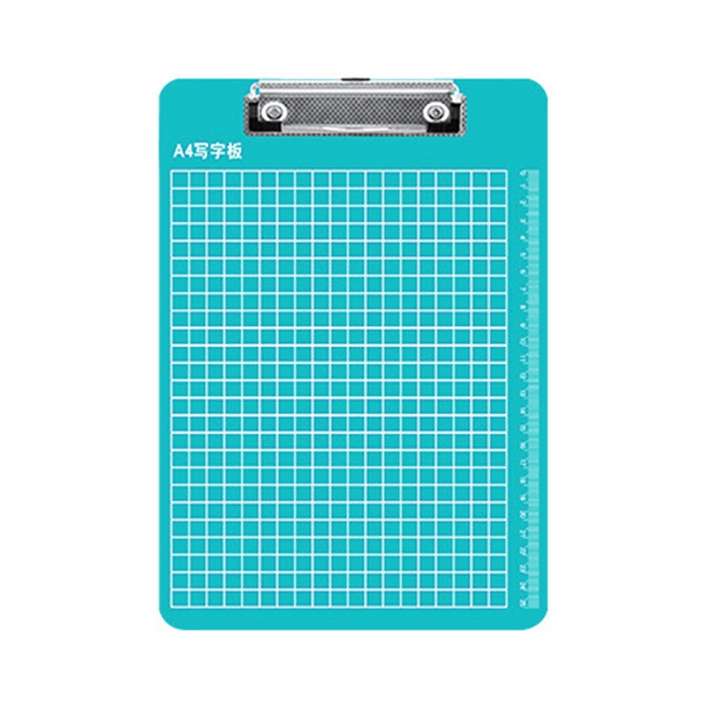 Plastic Clipboard Paper Holder Writing Board with Ruler Scale Edge ...