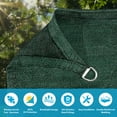 Jane Stone 12'X16' Sun Sail with Curved Edge, 185 GSM Heavy Duty HDPE ...
