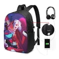 Hazbin Hotel Backpack School Bag Bookbag Satchel Laptop Daypack With ...