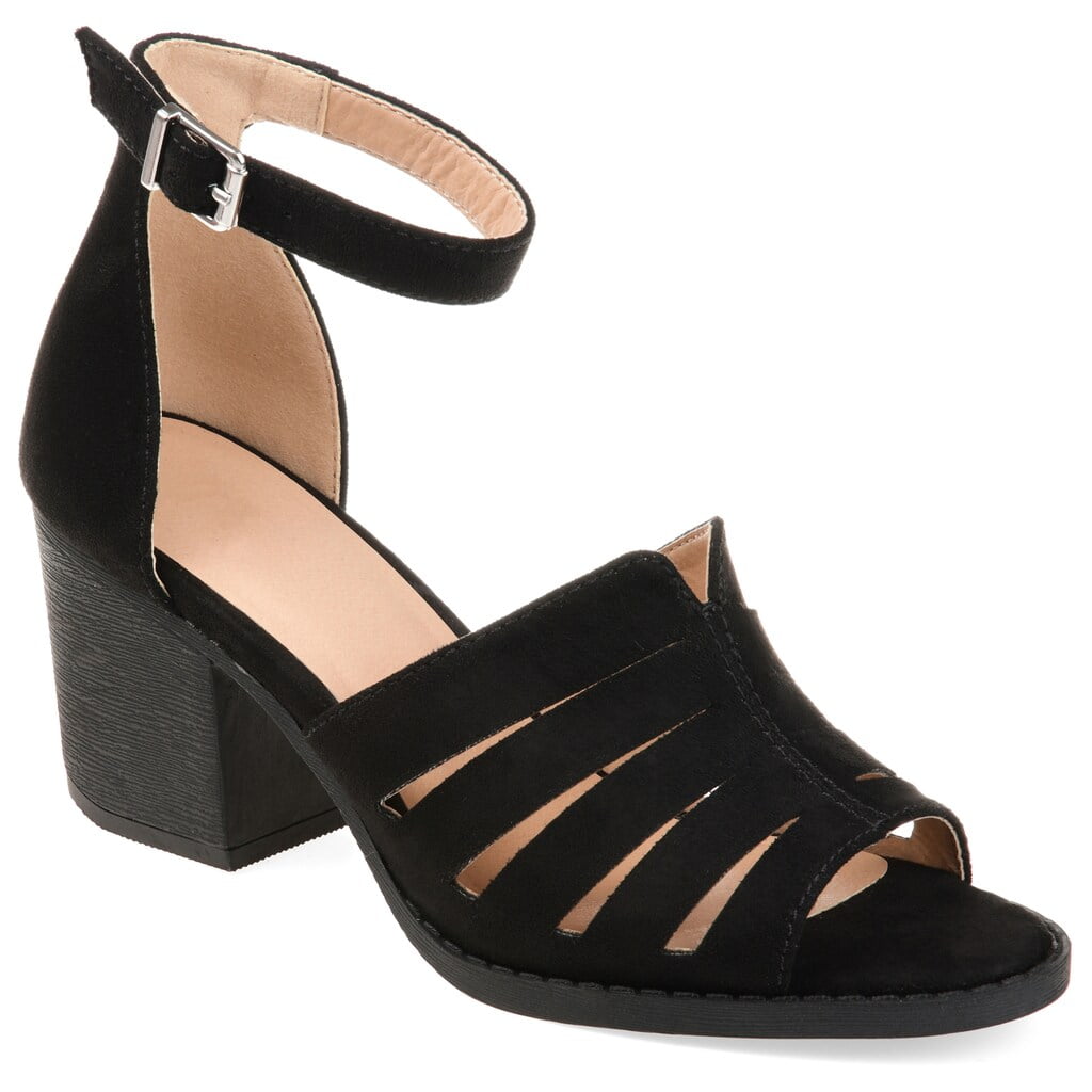 Journee Collection Taryn Women's High Heel Sandals Black - Walmart.com