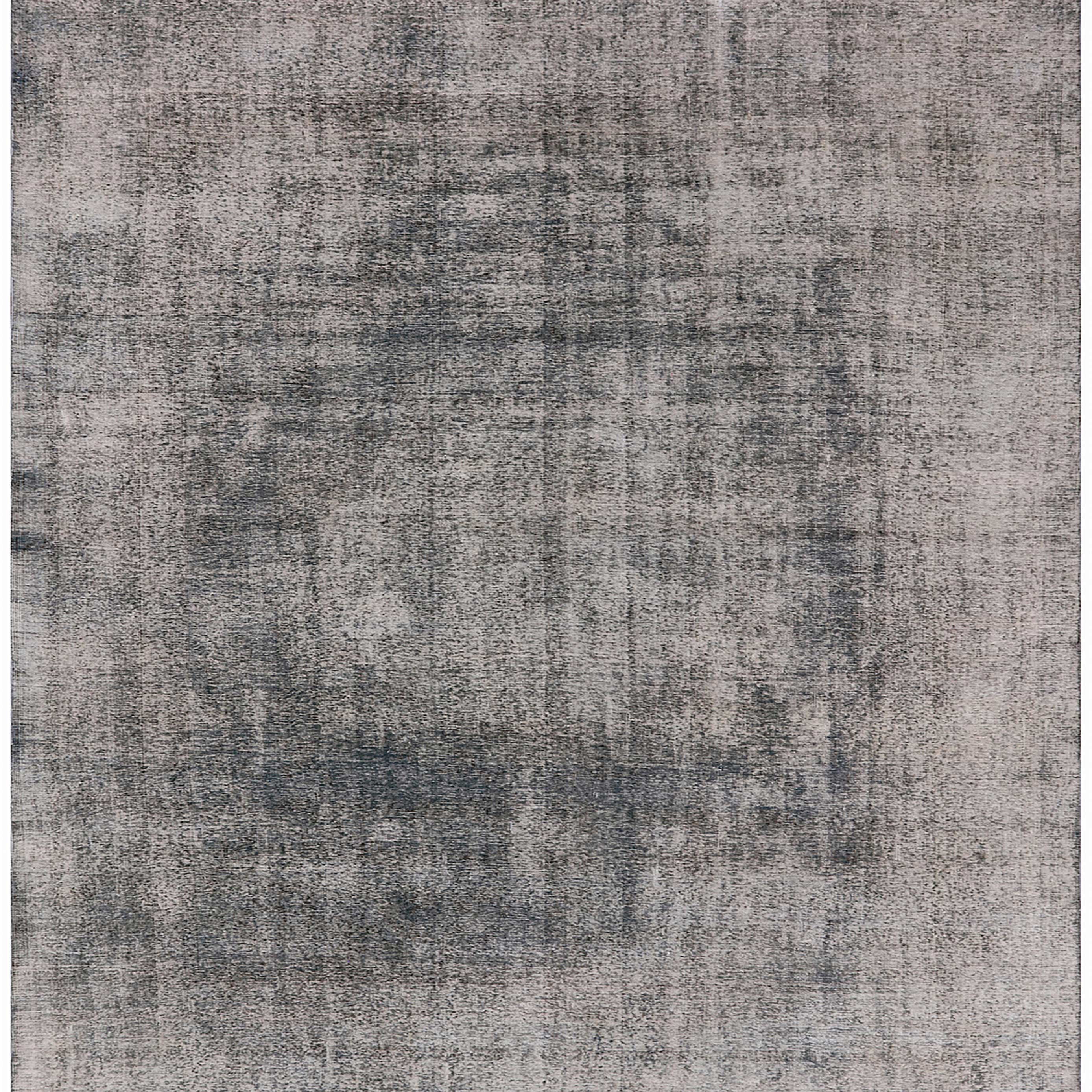 Ahgly Company Indoor Square Mid-Century Modern Cloudy Gray Oriental ...