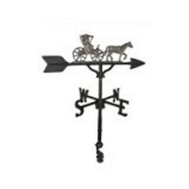 Montague Metal Products 200 Series 32 In. Gold Whale Weathervane ...