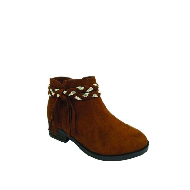 Wonder Nation Toddler Girls Braided Bootie - Walmart.com