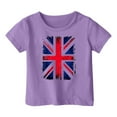 Confree Little Boys Tees Patriotic Pattern Printing Short Sleeved Round ...