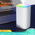 400ml Mini Humidifier with LED Light, Dual Spray Modes, USB Powered ...