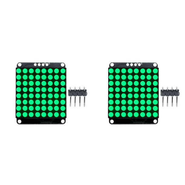 8x8 HT16K33 LED Dot Matrix DIY Kit 5V MCU Módulo Control Pantalla ...