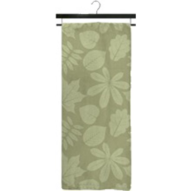 Green Big Leaf Oversized Throw (50 in. x 70 in.) Snuggle up with this ...