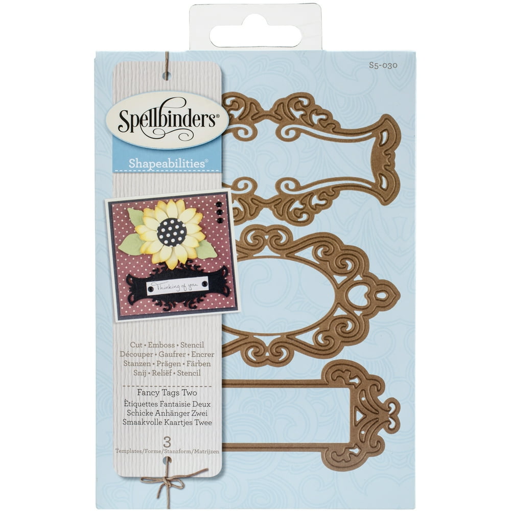 Spellbinders Shapeabilities Dies-Fancy Tags 2 - Walmart.com - Walmart.com