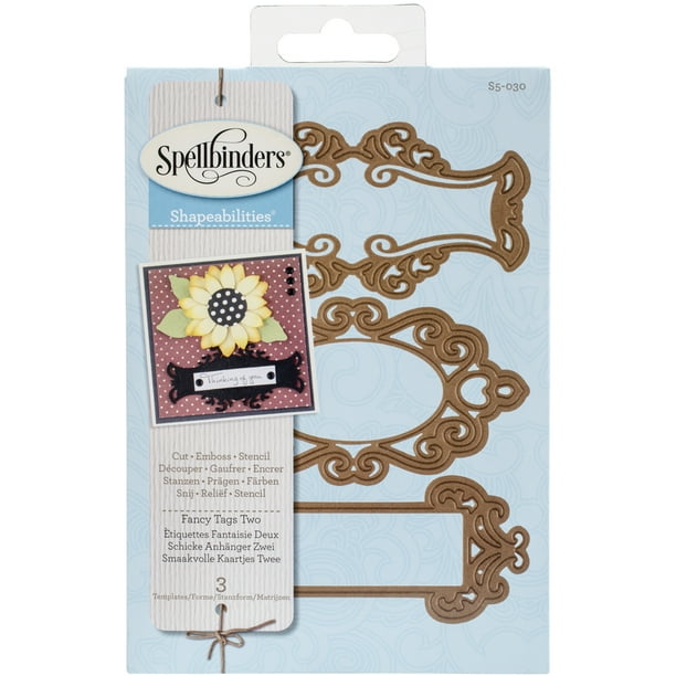 Spellbinders Shapeabilities Dies-Fancy Tags 2 - Walmart.com - Walmart.com