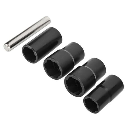 Cergrey 5Pcs Twist Socket Set Locking Wheel Nut Bolt Stud Extractor ...