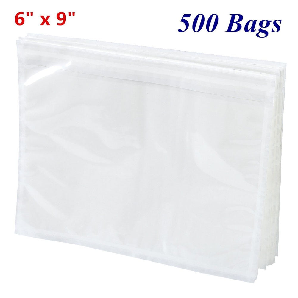 SJPACK 6" x 9" Clear Top Loading Packing List Enclosed Invoice Labels ...