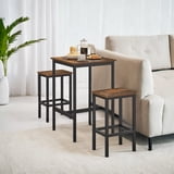 Bar Table With Stools Pub Table And Chairs Set Small Dining Table For 2 ...